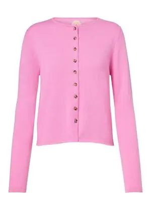 Jardin Des Orangers Cotton And Cashmere Cardigan - Pink