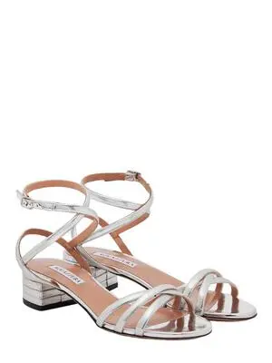 AQUAZZURA Heatwave Sandals - Silver