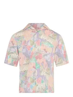 Martine Rose Boxy Short Sleeve Shirt Multicolour Fruits - Multi
