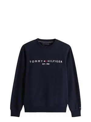 Tommy Hilfiger Crewneck Sweatshirt With Logo - Black