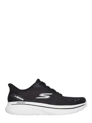 Sketchers Slip-ins Go Walk Arch Fit "n'joy Nobendin" Sneakers - Black/white