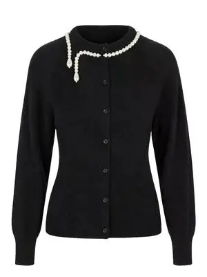 Simone Rocha Embellished Cardigan - Black