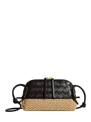 Bottega Veneta Concert Pouch - Espresso/natural