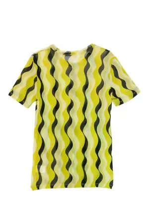 JNBY Printed Mesh Top - Yellow