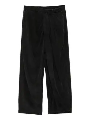 CROQUIS Logo-patch Trousers - Grey