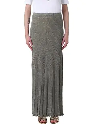 TWINSET Maxi Skirt - Olive