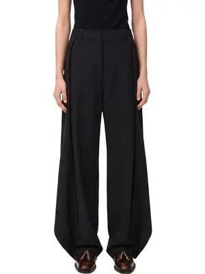 Loewe Wide Leg Pants - Black