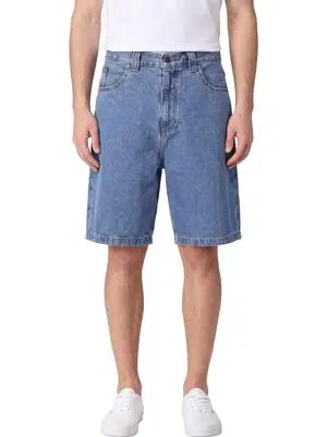 Carhartt Work In Progress Cotton Denim Shorts - Blue