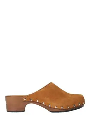Superga High Heel Clogs - Leather