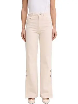 TWINSET Button Detailed Jeans - White 1