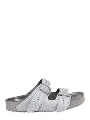 BIRKENSTOCK Rick Owens X Arizona Pony Hair Sandals - Grey