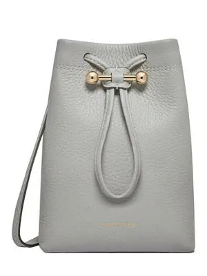 Strathberry Osette Midi Pouch - Grey