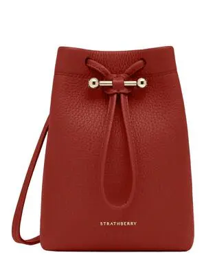 Strathberry Osette Midi Pouch - Red