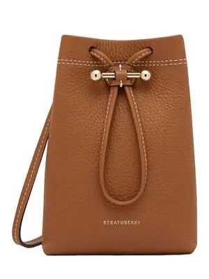 Strathberry Osette Large Pouch Bag - Brown