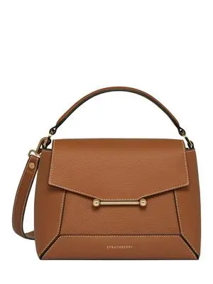 Strathberry Mosaic Top Handle Handbag - Brown