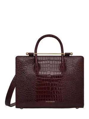 Strathberry Midi Tote Bag - Red
