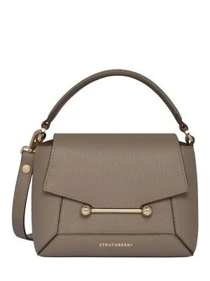 Strathberry Strathberry Mosaic Nano Handbag Grey