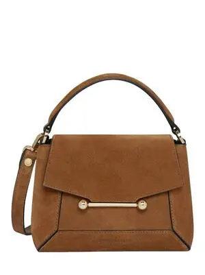Strathberry Mosaic Nano Crossbody Bag - Brown