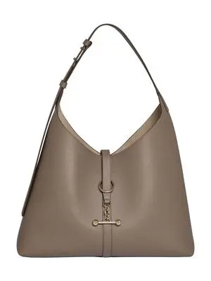 Strathberry Maxi Kite Hobo Bag Grey