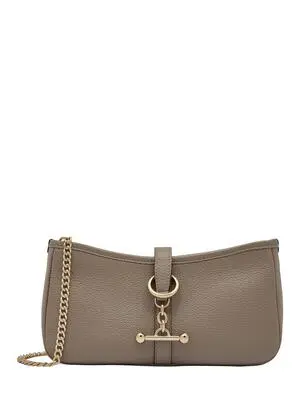 Strathberry Kite On A Chain Shoulder Bag Grey