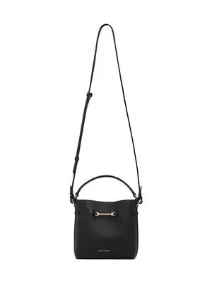 Strathberry Corda Bucket Mini Bag - Black
