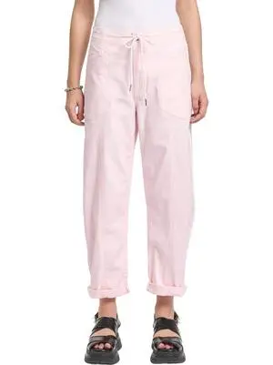 DAZE Villa Cuffed Drawstring Pants - Petal