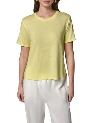 Donna Karan New York Linen Blend T-shirt - Limoncello