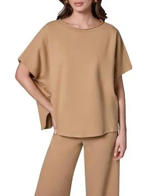 Donna Karan New York Donna Karan New York Cotton French Terry T-Shirt Fawn