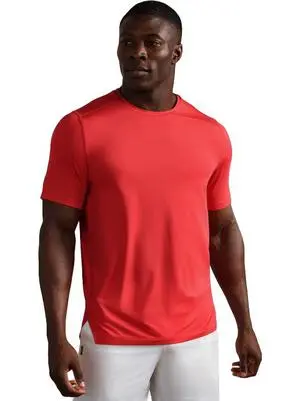 RHONE Rhone Endure Crewneck Short Sleeve Performance T-Shirt Cabana Red