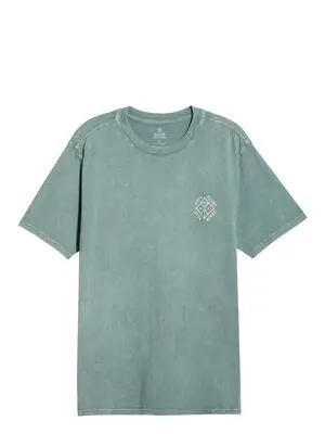 ROARK Ghostrider Cotton Graphic T-shirt - Slate Green
