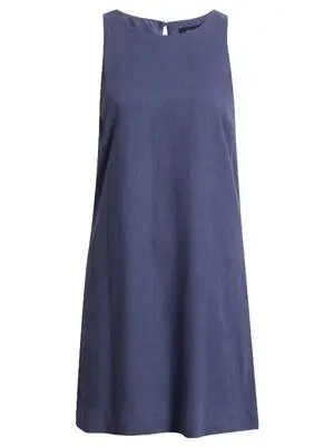 CECE DUPRAZ Sleeveless A-line Dress - Indigo