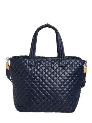 Mz Wallace Large Metro Deluxe Quilted Nylon Tote - Dawn
