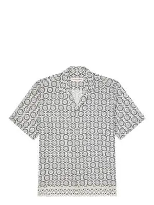 Orlebar Brown Maitan Passetto Camp-collar Printed Lyocell Shirt - Neutrals