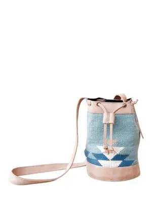 AMASOUK Canto Del Río Cinched Bucket Bag - Blue