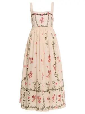 Agua Bendita Barbara Cauca Midi Dress - Multicolor