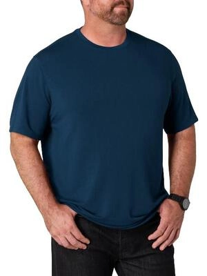 OAK HILL BY DXL Big & Tall Luxury T-shirt Poseidon
