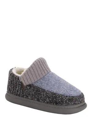 MUK LUKS Faux Shearling Lined Bootie - Blue