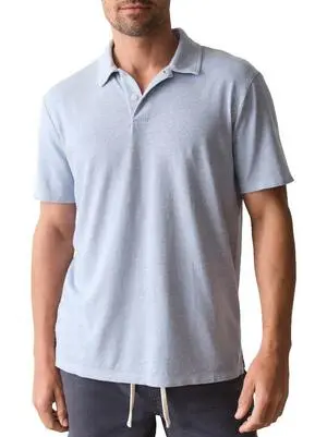Marine Layer Hemp & Cotton Resort Polo - Soft Chambray