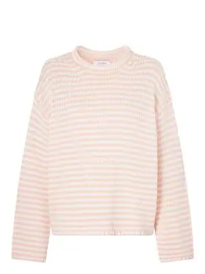 LA LIGNE La Ligne Striped Cotton Knit Sweater