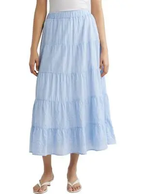 CLOTH & STONE Cloth & Stone Tiered Maxi Skirt