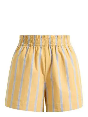 Madewell Pull-on Shorts In Washed Cotton Poplin - Chantrelle