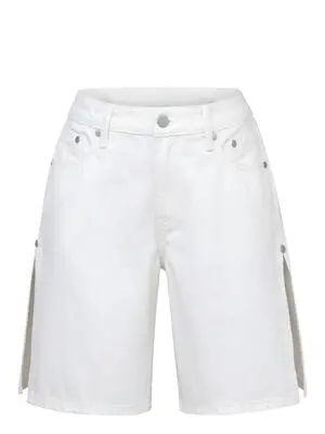 TT STUDIOS Duke Short With Side Slits - White St.