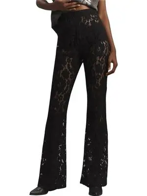 HIGH HEEL JUNGLE BY KATHRYN EISMAN High Heel Jungle By Kathryn Eisman Jen Lace Flare Pant