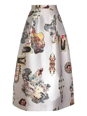 MAXJENNY Maxi Skirt Sicily Dirty - White