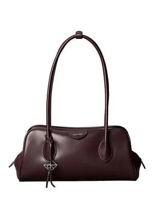 Calvin Klein Calvin Klein Emblem Logo Shoulder Bag Fudge