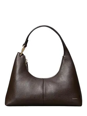 Calvin Klein Slouchy Leather Shoulder Bag - Delicioso