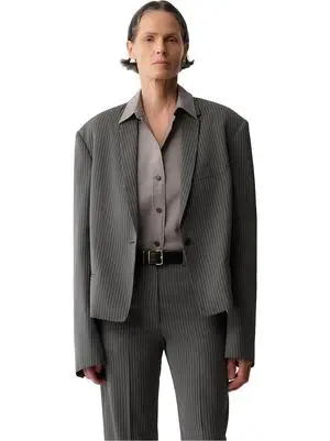 Calvin Klein Cordelia Cropped Jacket - Beluga