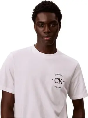 Calvin Klein Circle Graphic Classic T-shirt - Bright White