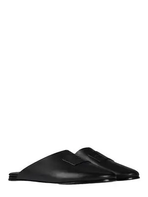 Givenchy Padded Leather Mules - Black