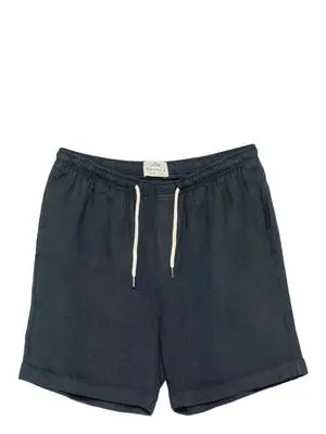 PENINSULA SWIMWEAR Stromboli Drawstring-waist Shorts - Blue